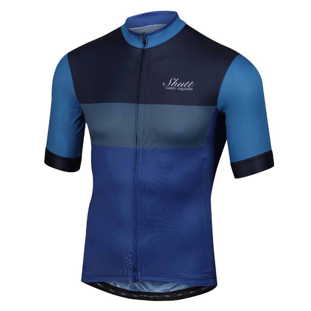 Shutt Velo Rapide - Men's Tracciato Cycling Jersey - Navy