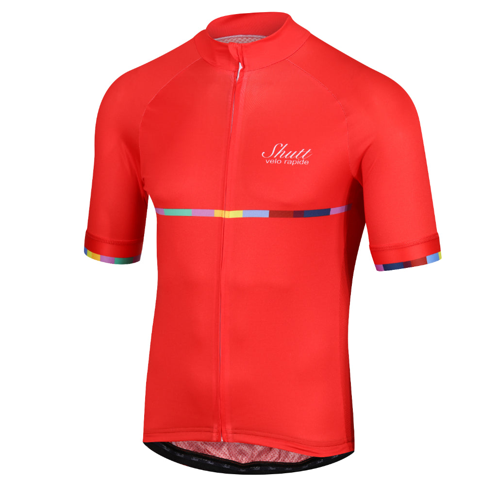Shutt Velo Rapide - Men's Monaco Cycling Jersey - Red